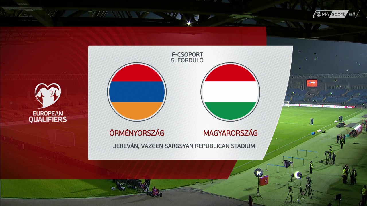 FIFA labdarúgó világbajnoki-selejtező, Örményország - Magyarország ...